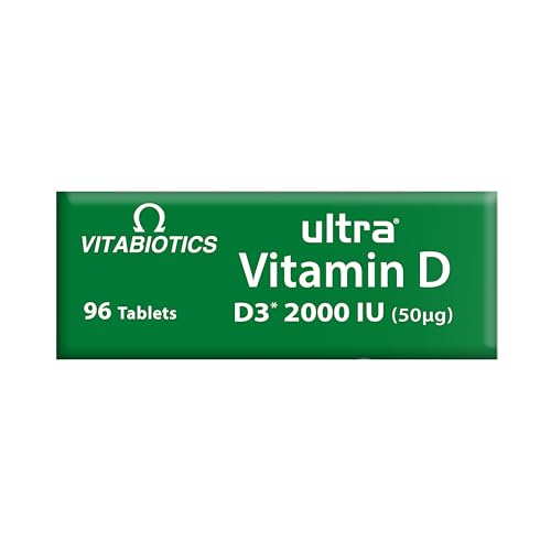 Vitamin D Tablets 2000IU, Vitabiotics Ultra-96 Count 1-Pack - Yorkshire ...