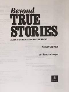 Buy Beyond True Stories Answer Key Book Online at Low Prices in India ...