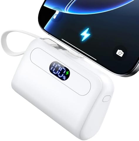 Amazon.com: SRTCLLT Portable Charger for iPhone Apple Watch, 20W Mini ...