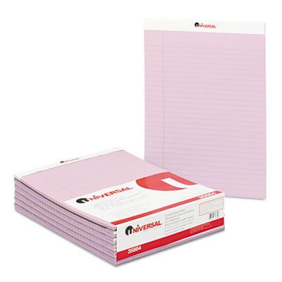 Colored Perforated Note Pads, 8 1/2 x 11, Orchid, 50 Sheet, Dozen ...