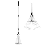 Ames Dual Tine Poly Leaf Rake - 45% Faster | The Green Head