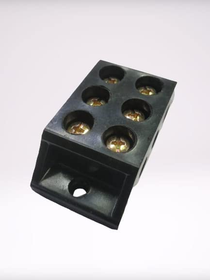 Control Panel 30A 3 Way Bakelite Connector Strip Double Row Barrier ...