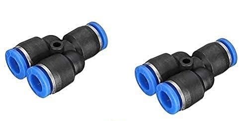 CRAFTSFY Pneumatic Push Type Equal Y 8MM *8MM*8MM OD Pneumatic y ...