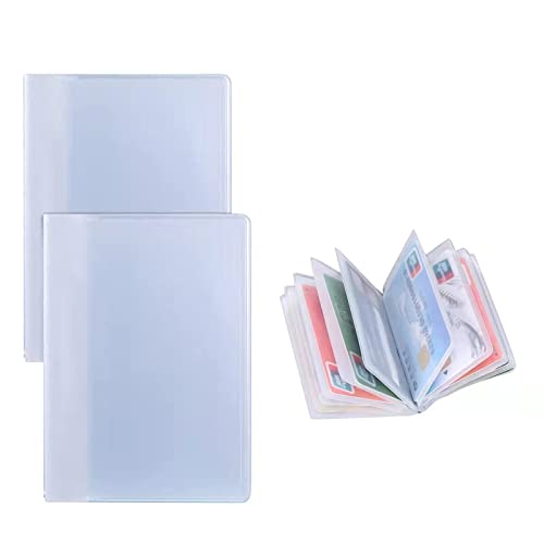 CLDURHGE Card Holder Protector Sleeves Transparent Credit Card Sleeves ...