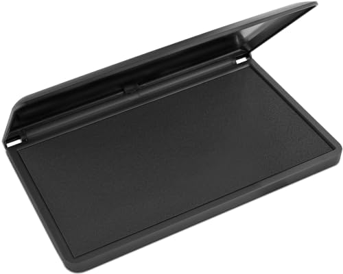 Amazon.com : MaxMark Large Premium Black Ink Stamp Pad - 3.5" x 6.25 ...