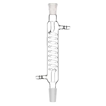 FZN Borosilicate Glass Coil Condenser with 24/29 Joint 500 mm Jacket ...