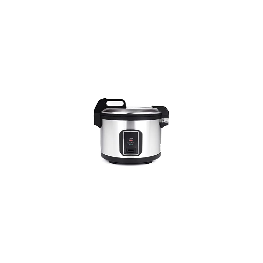 Commercial Stainless Steel Rice Cooker – Professional 64 Cup Cooked (32 ...