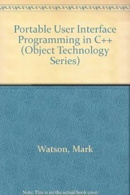 Portable User Interface Programming in C++: 9780079120946: Computer ...