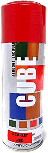 Aerosol Spray Paint Can 400ml Multipurpose (Red Color Aerosol Spray ...