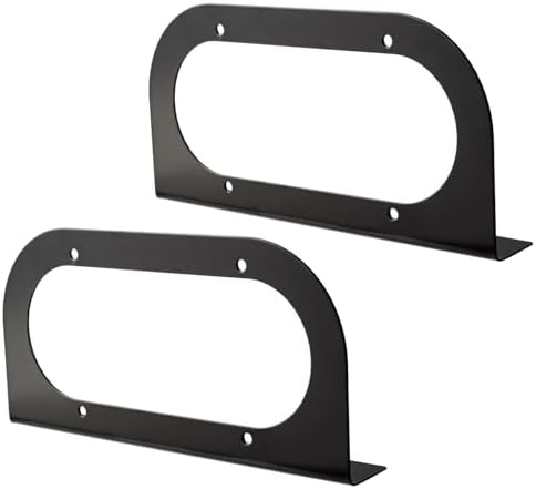 Amazon.com: Partsam 2Pcs 6" Oval Tail Light Mounting Brackets [L Shaped ...