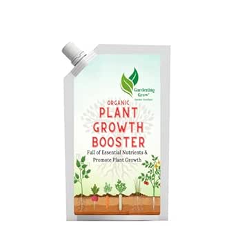 Gardening Grow Premium Plant Growth Booster - Organic Liquid Fertilizer ...