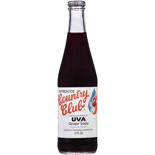 Amazon.com : Country Club Grape Soda - Uva Bottle 12 oz : Soda Soft ...