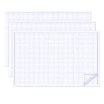 suituts 3 Pads 11X17 Inches Graph Paper, Large Grid Paper, Two Side ...