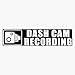 Amazon.com: Dash Cam Recording Car Window Bumper Warning Sign Vinyl ...