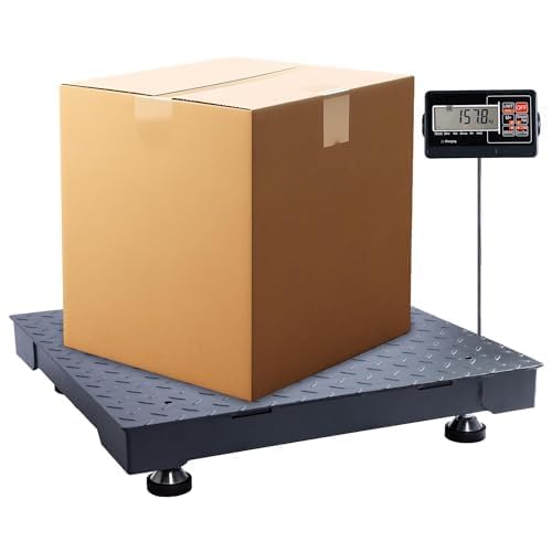 Amazon.com: Floor Scale 24"x24" (2'x2') Indicator 2000x0.2lbs Heavy ...