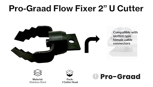 Pro-Graad Drain Cleaner Plumbing Snake Cutter Head | eBay