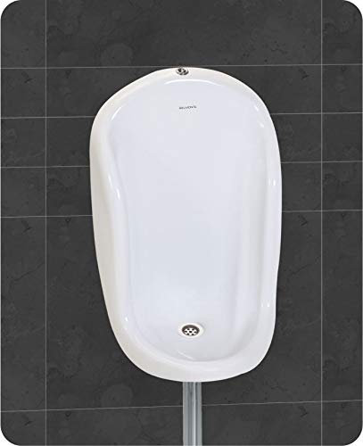 Belmonte Ceramic Wall Mount Large Urinal Pot for Gents/Male/Boys/Men ...