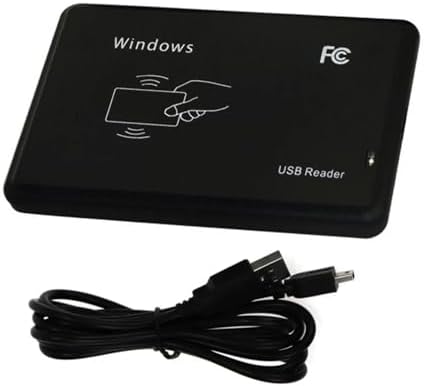 Amazon.com: HiLetgo 125Khz EM4100 USB RFID ID Card Reader Swipe Card ...