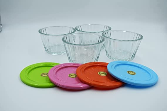 Buy Afito® Multiple Use Non Microwave Safe Glass Fridge Storage Serving ...