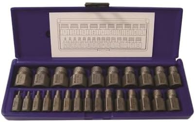 IRWIN Screw Extractor Set, Hex Head, Multi-Spline, 25-Piece (53227 ...