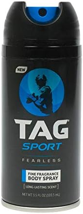 Amazon.com : TAG Sport Body Spray 3.5 Oz Fearless (4 pack) : Beauty ...