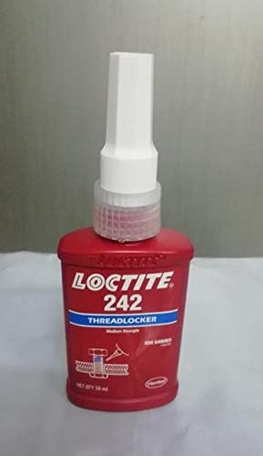 Loctite 242 Medium Strength Threadlocker, 50 mL Bottle, Blue : Amazon ...