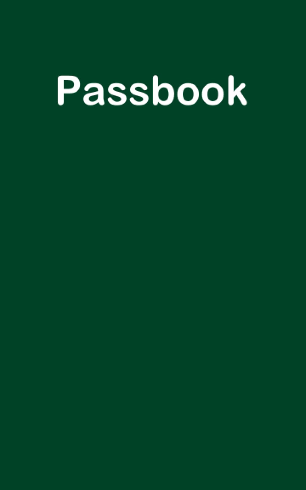 Passbook - The Original: Traditional Bank Savings Account Book ...
