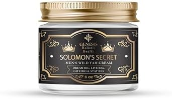 Amazon.com : Genesis Solomon's Secret Men's Wild Yam Cream - Dream Big, Live Big, Give Big ...