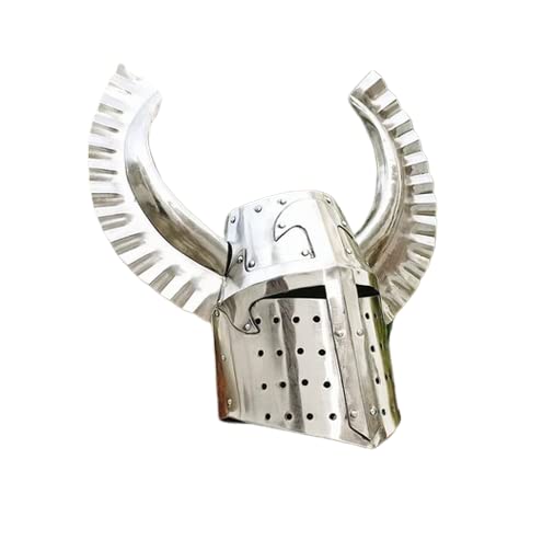 Amazon.com: Medieval Knight Great Helmet with Teutonic Crest Wing ...