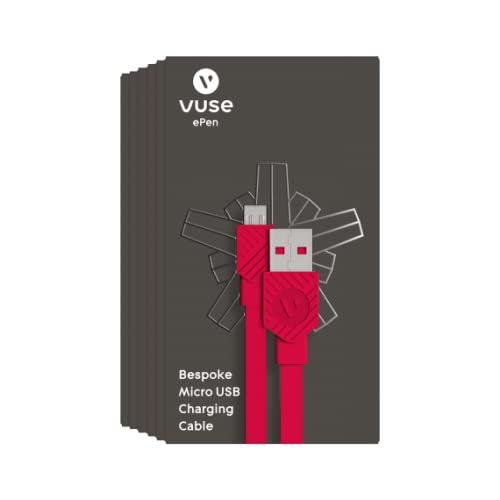 Vuse - ePen Bespoke Micro USB Charging Cable - Red : Amazon.co.uk ...