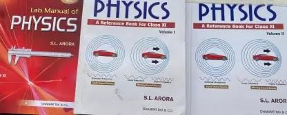 SL Arora Physics Class 11 2023-24 Latest Edition (Paperback, SL Arora ...