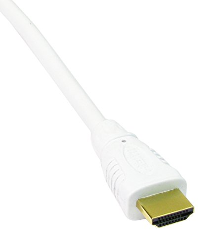 World of Data 2m v1.4 White HDMI Cable with Ethernet - Gold Plated - 4K ...