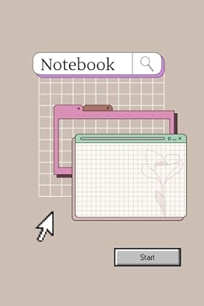 Lined Notebook: 2000s Retro Throwback Themed 120 pages 6x9" Old ...