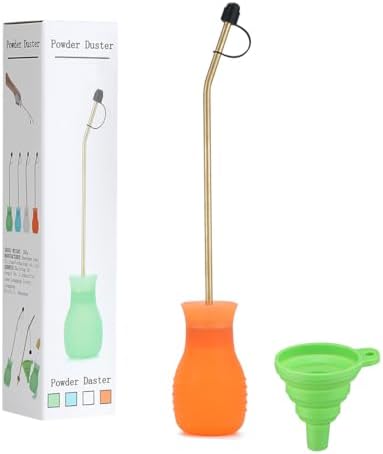 Amazon.com: Powder Duster, Powder Nozzle Hand Duster, Powder Applicator ...