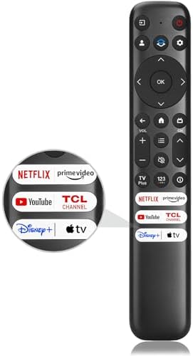 Amazon.com: Replacement Remote Control for TCL Google TV Smart TVs (No ...