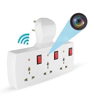 Buy FREDI HD PLUS Spy Hidden Cameras in 3 Pin Multi Plug Spy Camera ...