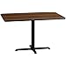 Amazon.com - Flash Furniture 30'' x 48'' Rectangular Walnut Laminate ...