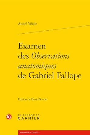 Amazon.fr - Examen des Observations anatomiques de Gabriel Fallope ...
