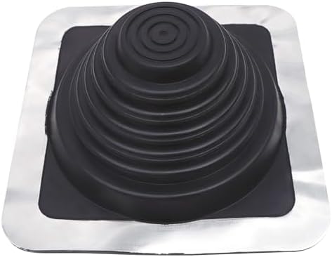 Aiwaiufu Metal Roofing Pipe Flashing Boot, Fits Pipe Diameters 1/4" - 5 ...