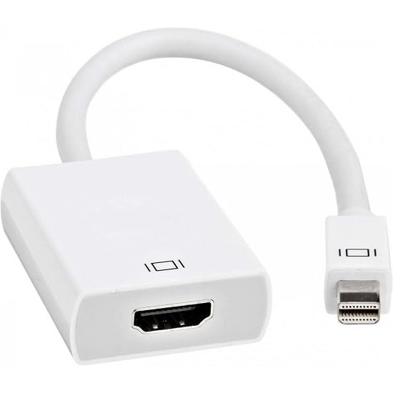 MakWorld MiniDP Mini DisplayPort Thunderbolt to HDMI Display Adapter ...