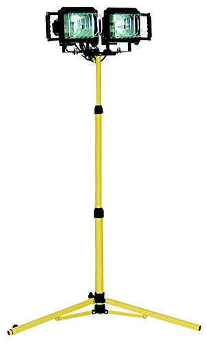 Fostoria T-QH-2 1000W Quartz Halogen Portable Tripod Twin Head Work ...