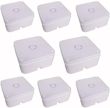 PVC Junction Box For Mounting CCTV Camera 4x4 (Pack Of 8) : Amazon.in ...