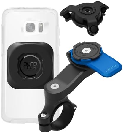 Quad Lock Stem/Handlebar Bike Phone Holder Mount for iPhone, Galaxy ...