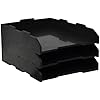 A3 Stackable Paper Tray, 3 Tier Desk File Organizer, Desktop Organizer ...