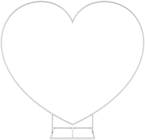 Amazon.com : Loving Heart Arch, Metal Wedding Arch, 6.89ft (2.1m) Heart ...