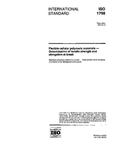 ISO 1798:1997, Flexible cellular polymeric materials - Determination of ...