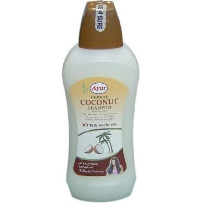 Buy Ayur Herbals Coconut Shampoo For Dry Hair 1000 ml with Ayur Product ...
