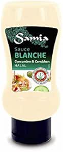 SAMIA - Sauce Blanche Halal 350Ml - Lot De 4 : Amazon.fr: Epicerie