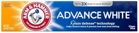 Arm & Hammer Advance White Extreme Whitening Toothpaste, Clean Mint, 6 ...