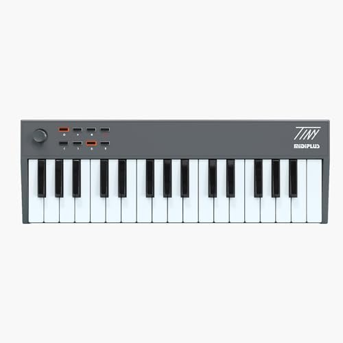 Midiplus Tiny MIDI Keyboard 32 mini keys USB, Lightweight body, Compact ...